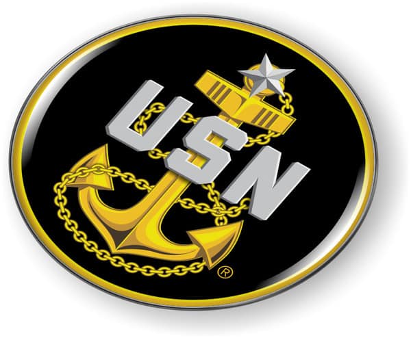 U.S. Navy Senior Chief Petty Officer Emblem - BestLicensePlateFrames.com