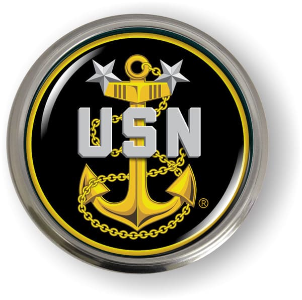 U.S. Navy Master Chief Petty Officer Emblem - BestLicensePlateFrames.com