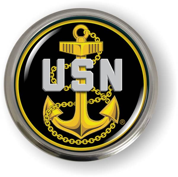 U.S. Navy Chief Fouled Anchor Emblem - BestLicensePlateFrames.com