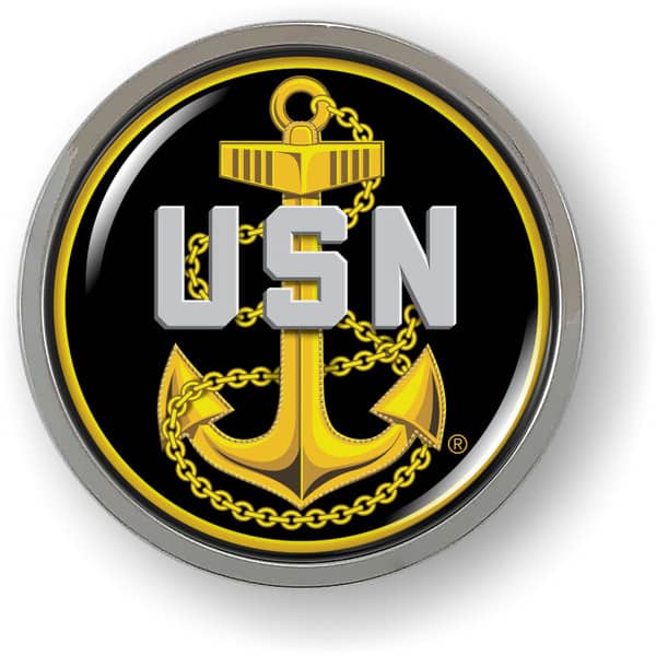 U.S. Navy Chief Fouled Anchor Emblem - BestLicensePlateFrames.com