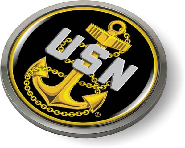 U.S. Navy Chief Fouled Anchor Emblem - BestLicensePlateFrames.com