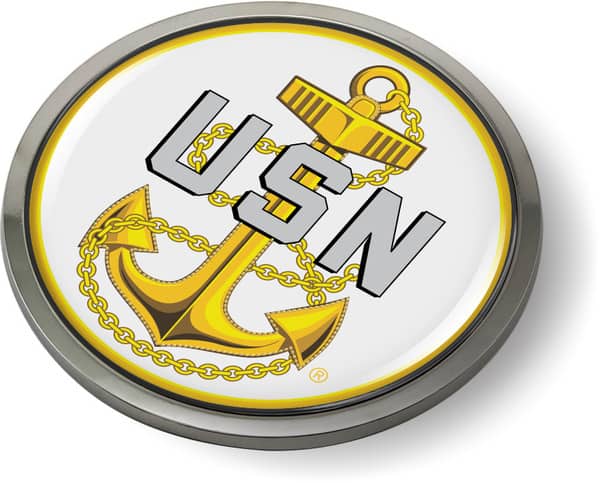 U.S. Navy Chief Fouled Anchor Emblem - BestLicensePlateFrames.com