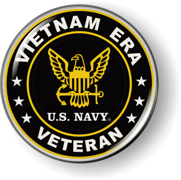 Vietnam ERA Veteran U.S. Navy Emblem - BestLicensePlateFrames.com