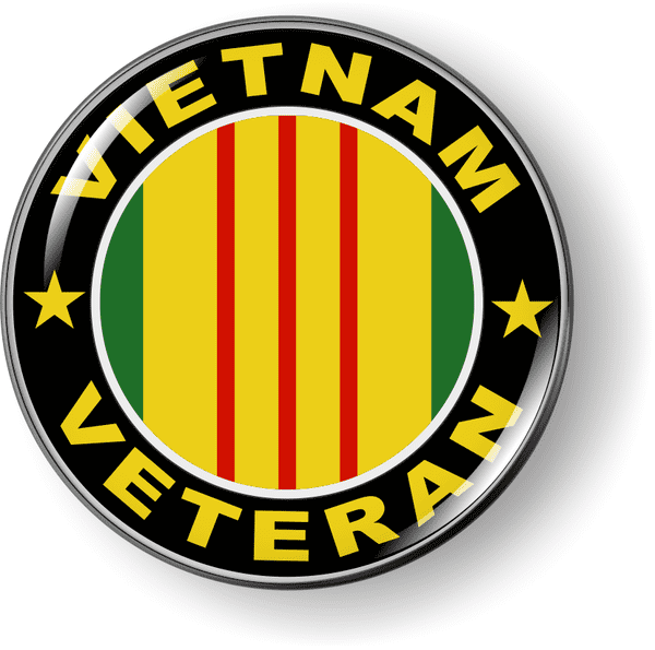 Vietnam Veteran Emblem - BestLicensePlateFrames.com