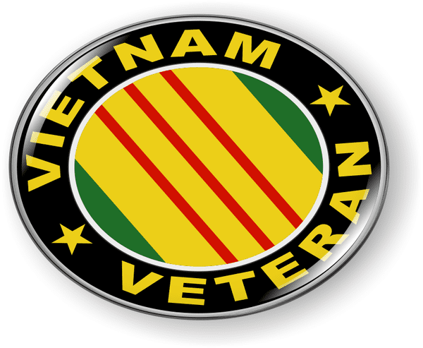 Vietnam Veteran Emblem - BestLicensePlateFrames.com