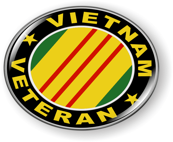 Vietnam Veteran Emblem - BestLicensePlateFrames.com