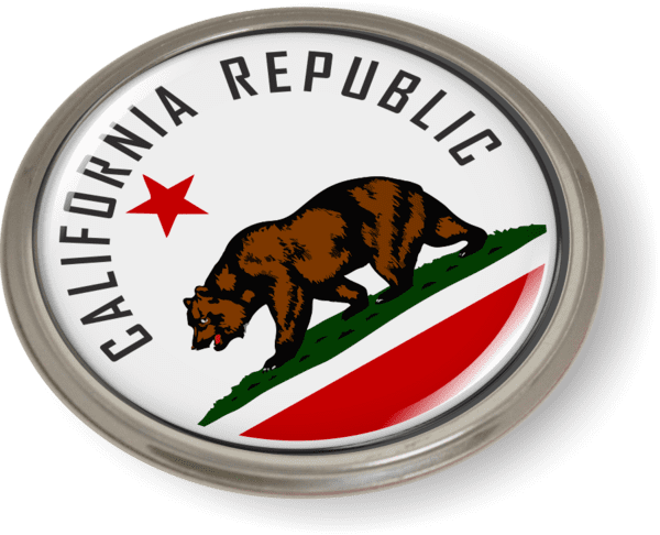 California - State Flag Emblem - Best License Plate Frames