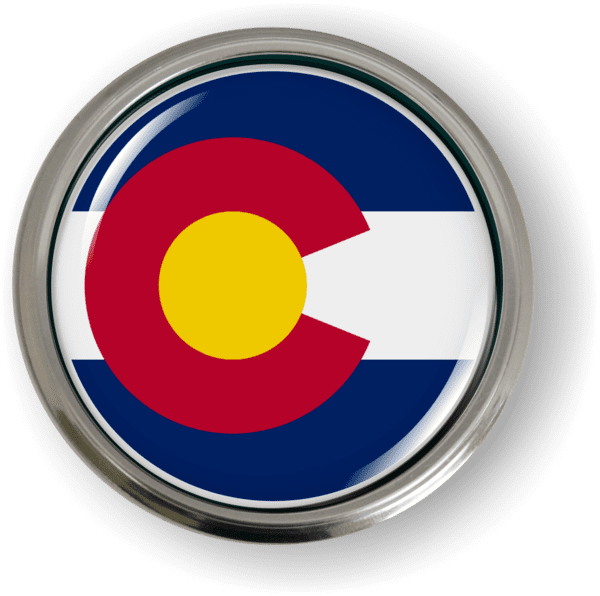 Colorado - State Flag Emblem - Best License Plate Frames
