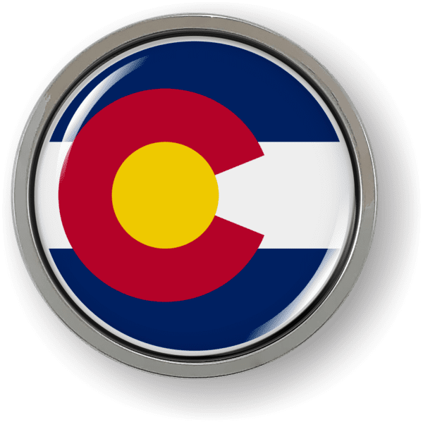 Colorado - State Flag Emblem - Best License Plate Frames