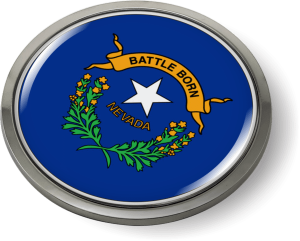 Nevada - State Flag Emblem - Best License Plate Frames