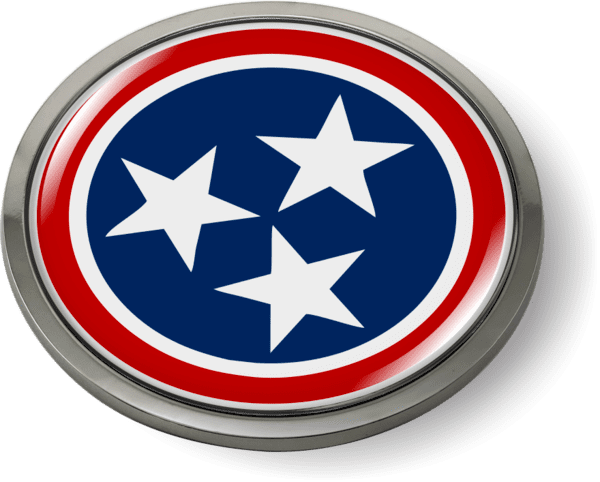 Tennessee - State Flag Emblem - Best License Plate Frames