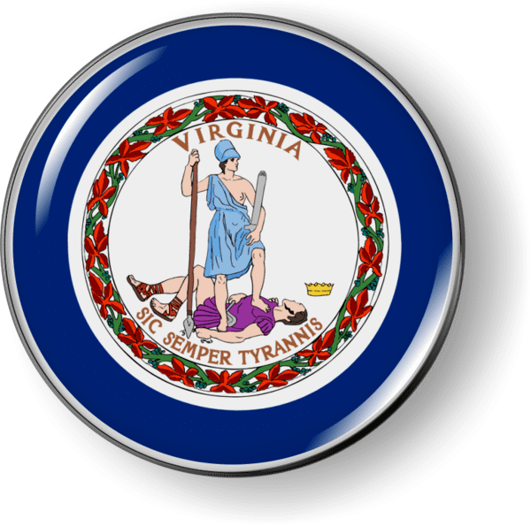 Virginia - State Flag Emblem - Best License Plate Frames