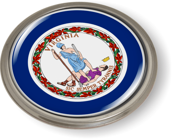 Virginia - State Flag Emblem - Best License Plate Frames