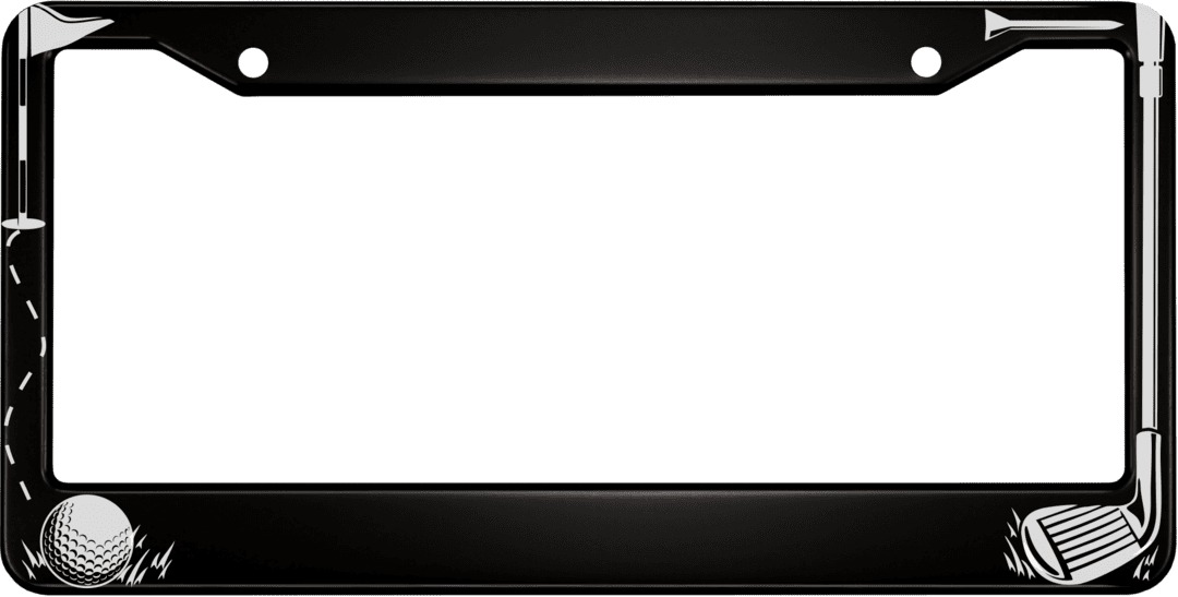 Golf License Plate Frames - Best License Plate Frames