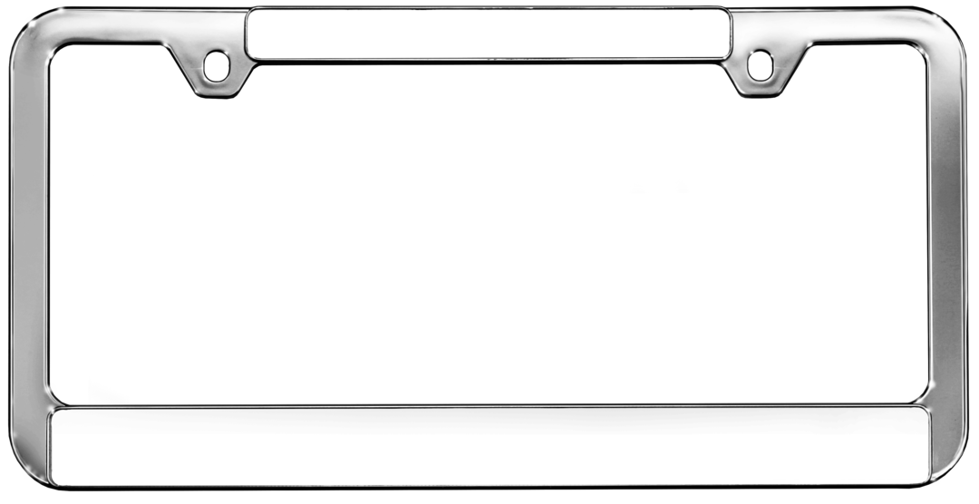 Narrow Top Car Plastic Frames - Best License Plate Frames