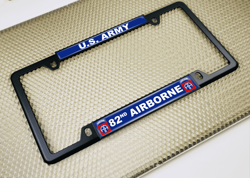 U.S. Army 82nd Airborne - Best License Plate Frames