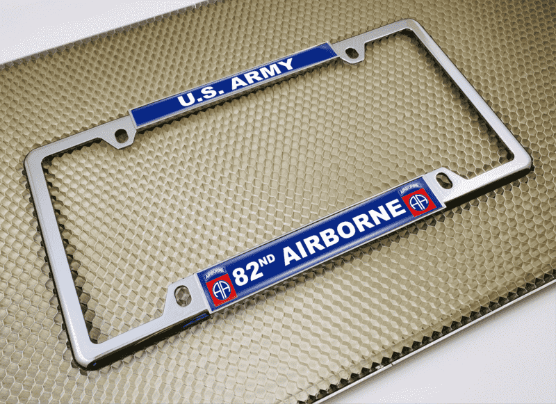U.S. Army 82nd Airborne - Best License Plate Frames