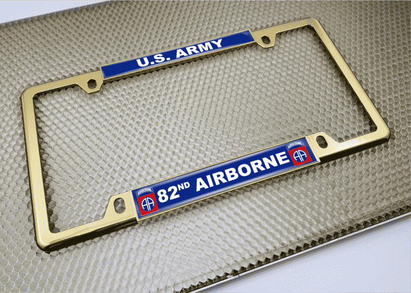 U.S. Army 82nd Airborne - Best License Plate Frames