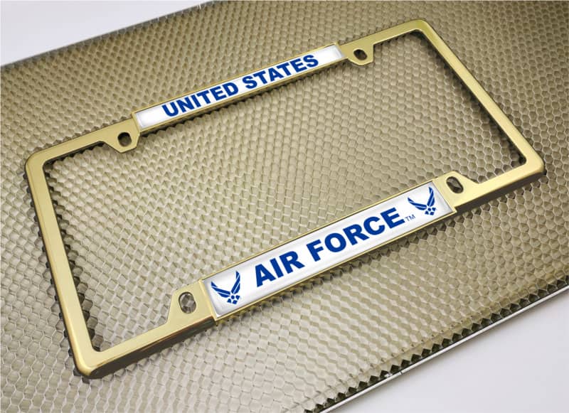U.S. Air Force Symbol Patriotic Car Metal License Plate Frame - Best ...