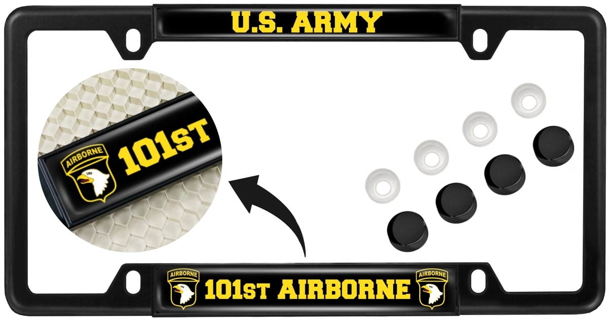 U.S. Army 101st Airborne - Best License Plate Frames