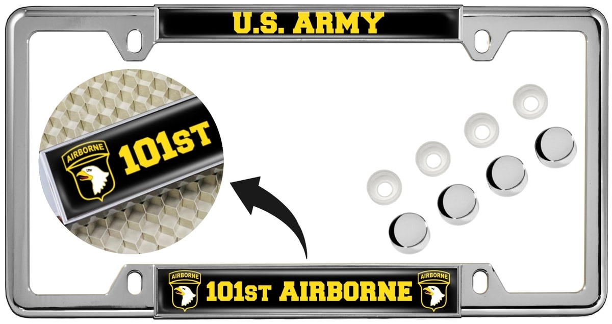 U.S. Army 101st Airborne - Best License Plate Frames