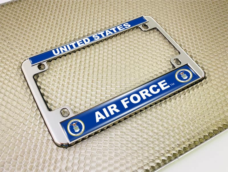 U.S. Air Force Patriotic Motorcycle License Plate Frame - Best License ...